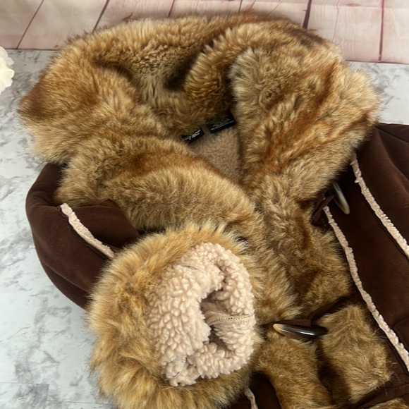 Baby Phat | Jackets & Coats | Y2k Baby Phat Brown Faux Fur Trim Girls ...